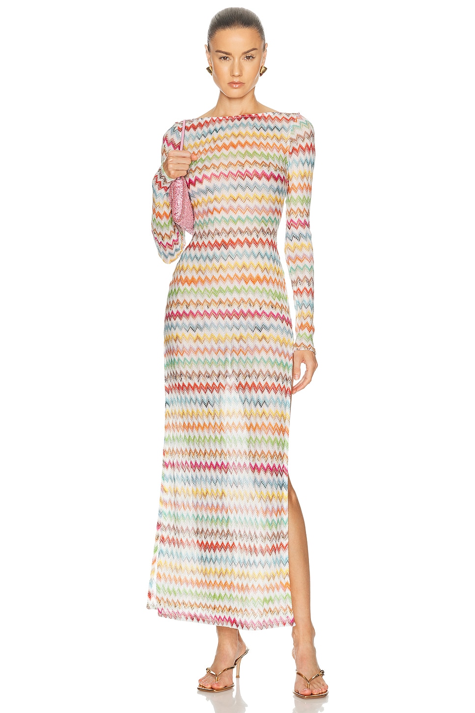 MISSONI Long Sleeve Coverup Dress